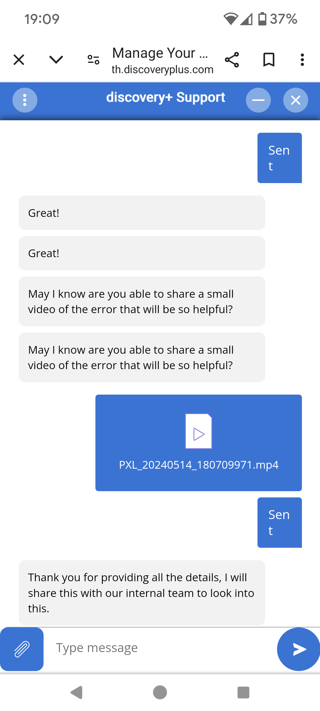 Answered: When i play discovery plus error 1k-0033 | Sky Community