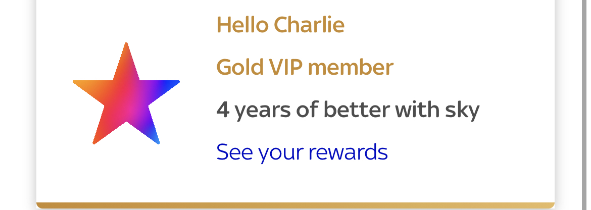 Sky VIP rewards | Sky Community
