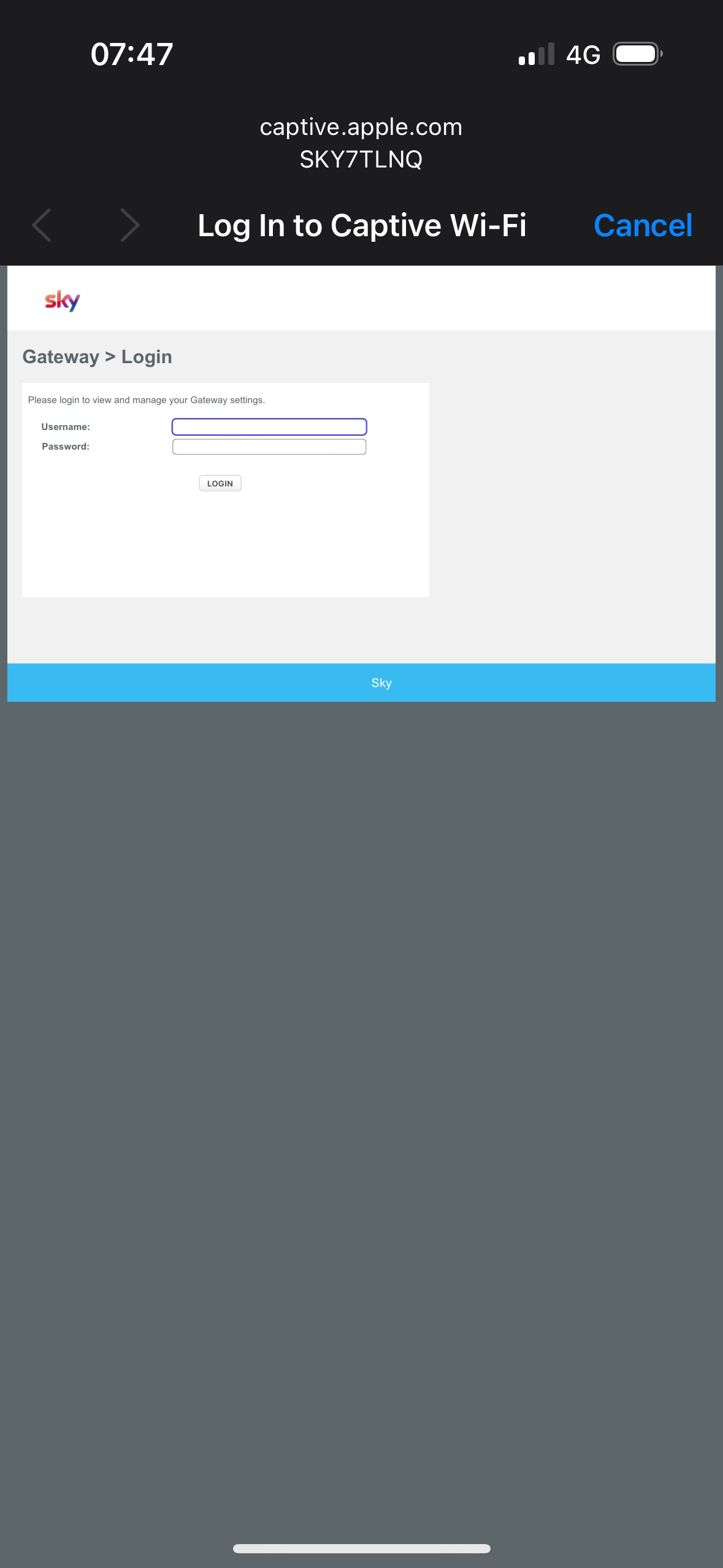 WiFi nt working | Sky Community