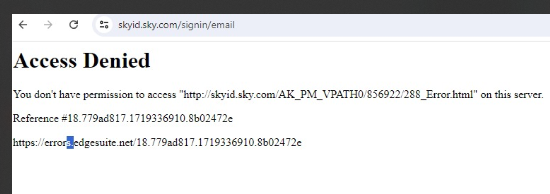 Unable to access my emails inbox 25th June 2024 | Sky Community