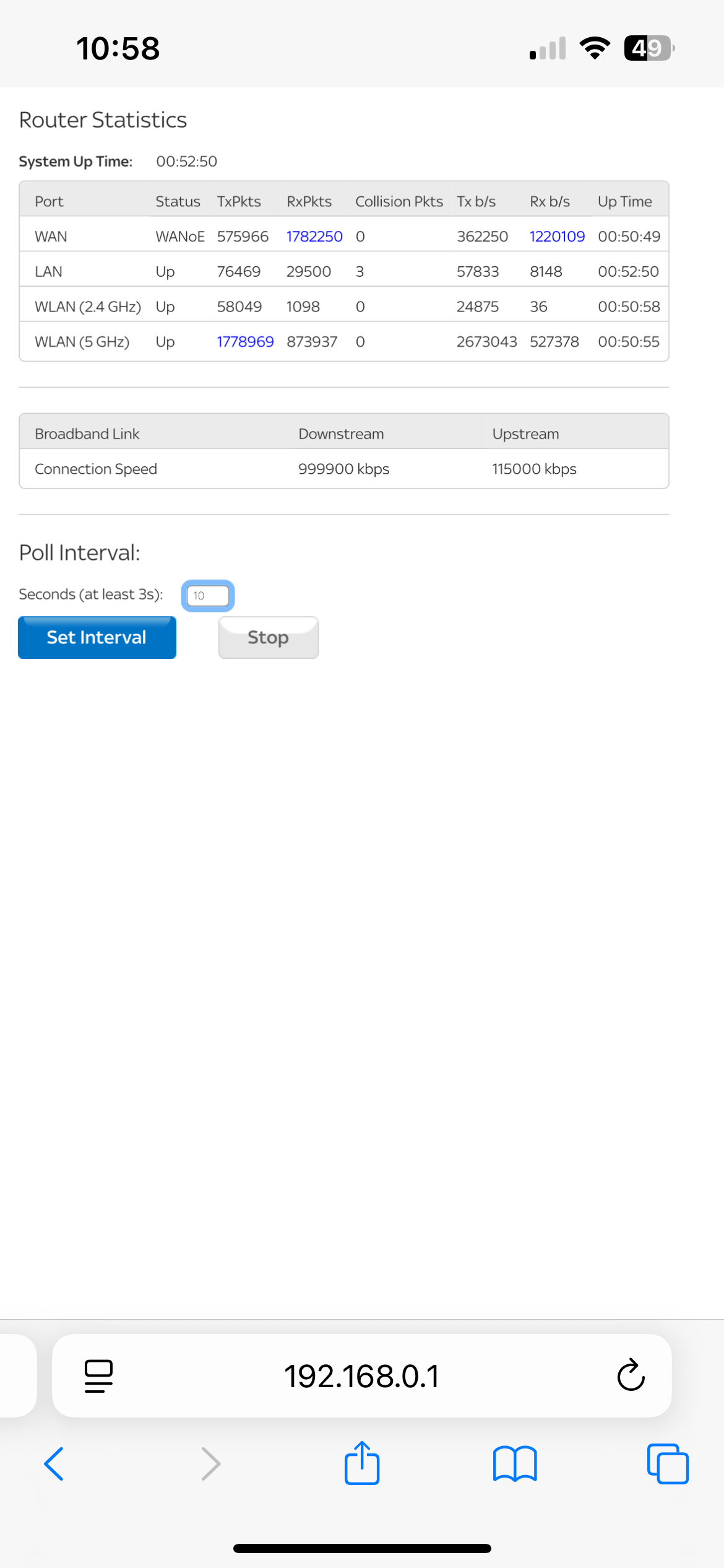 disappointed with 1Gb gigafast Broadband | Sky Community