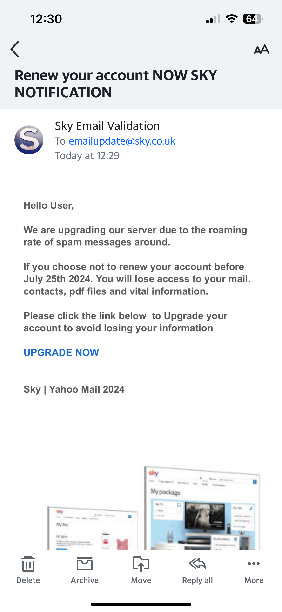 Answered: SKY EMAIL VALIDATION MESSAGES | Sky Community