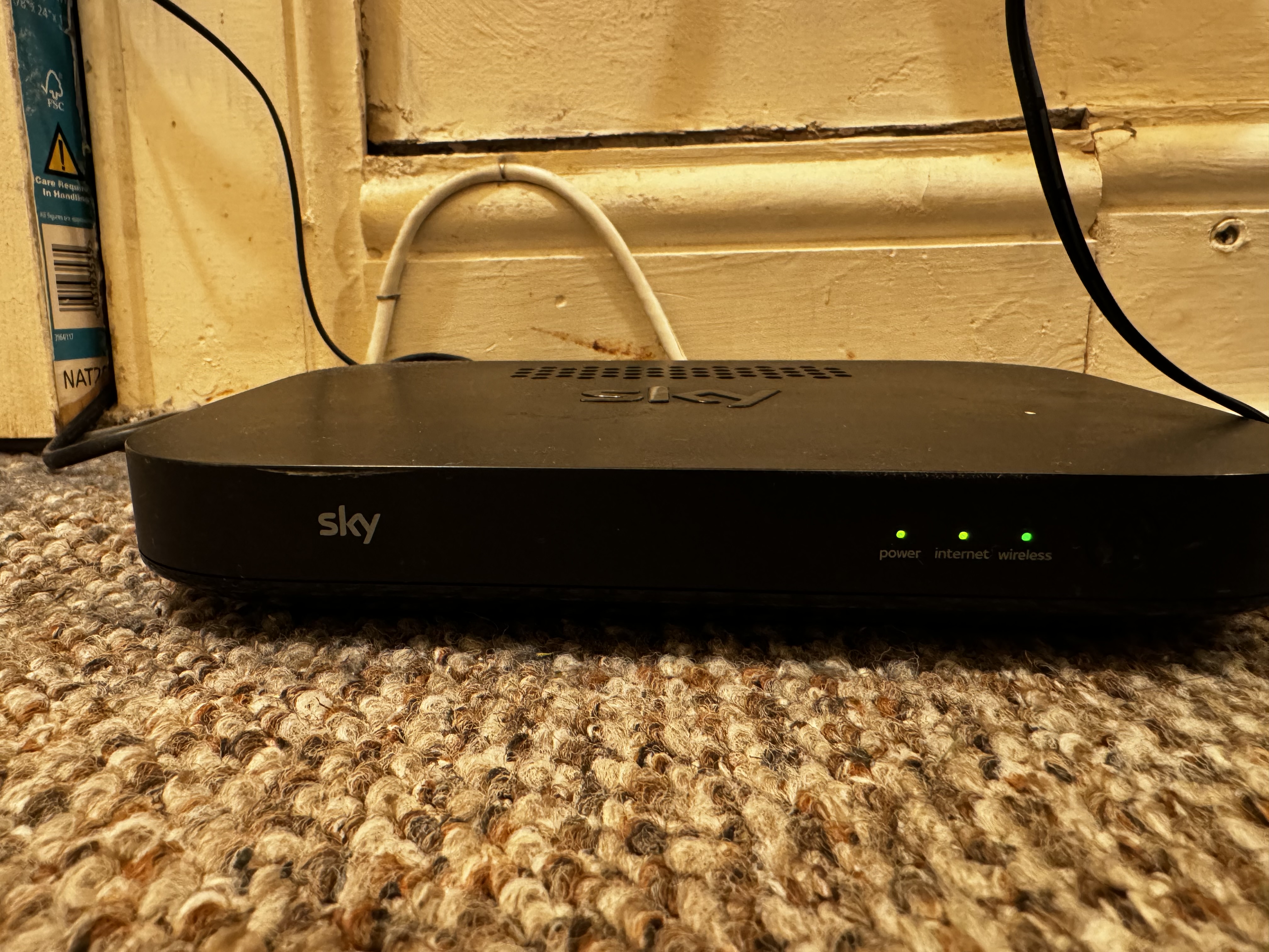Answered: Router has no phone socket on the back of my route... | Sky ...
