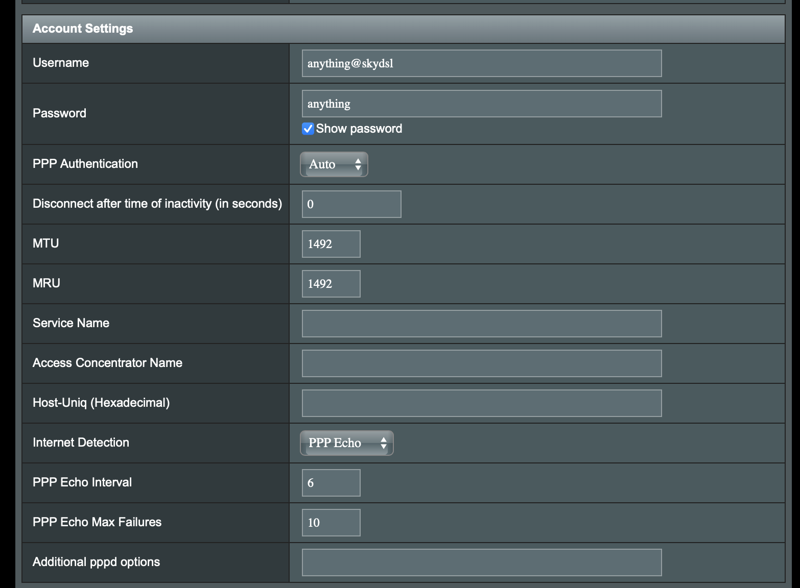 Re: Sky Ireland - Third party router connection de... | Sky Community