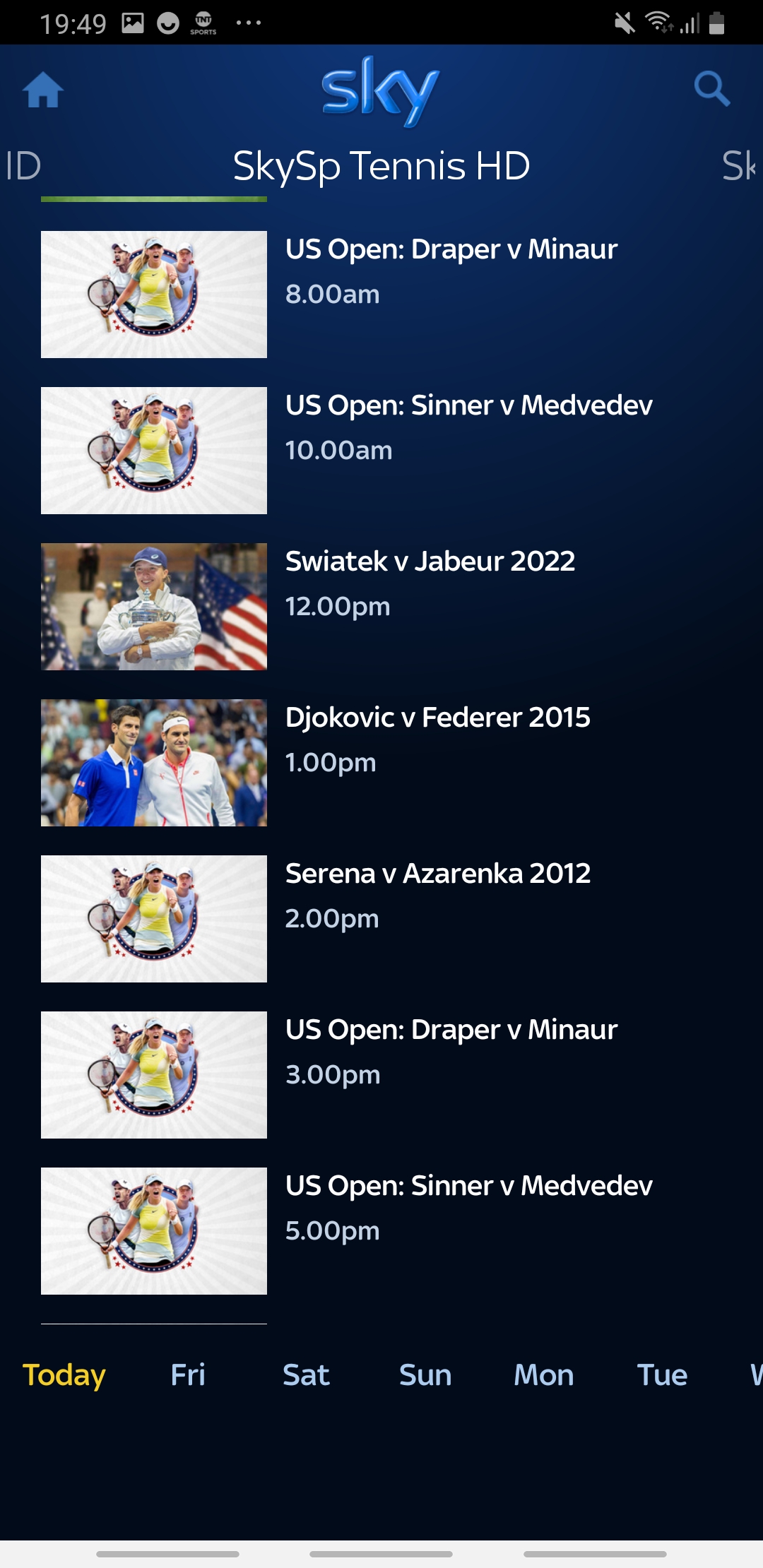 Sky Sports US Open Tennis Match Replays | Sky Community