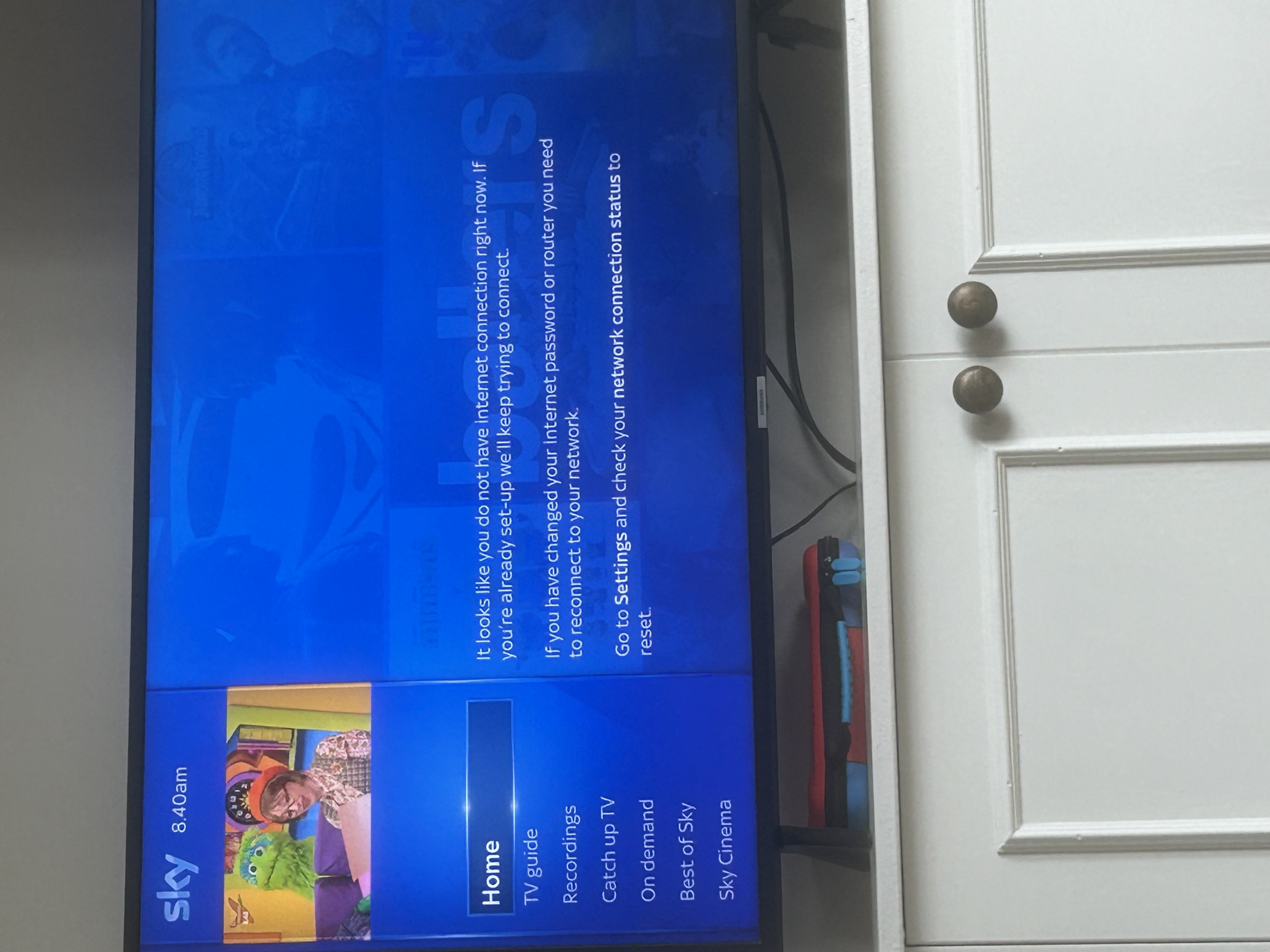 TV never connected to internet/ internet not worki... | Sky Community