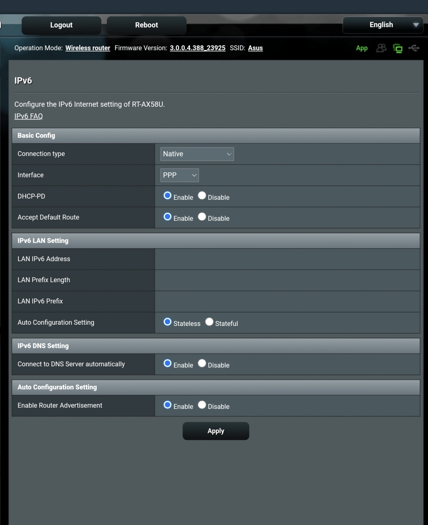 Re: Asus rt-ax58u router connection errors. | Sky Community