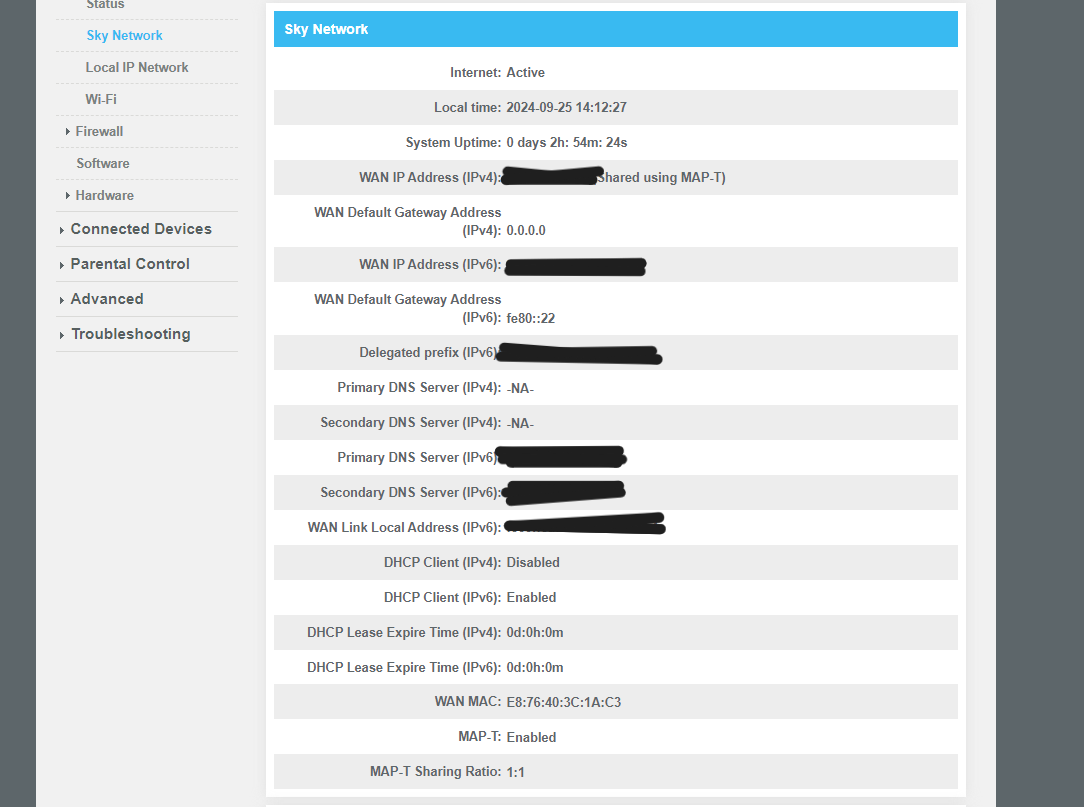 New Customer - VPN issues | Sky Community