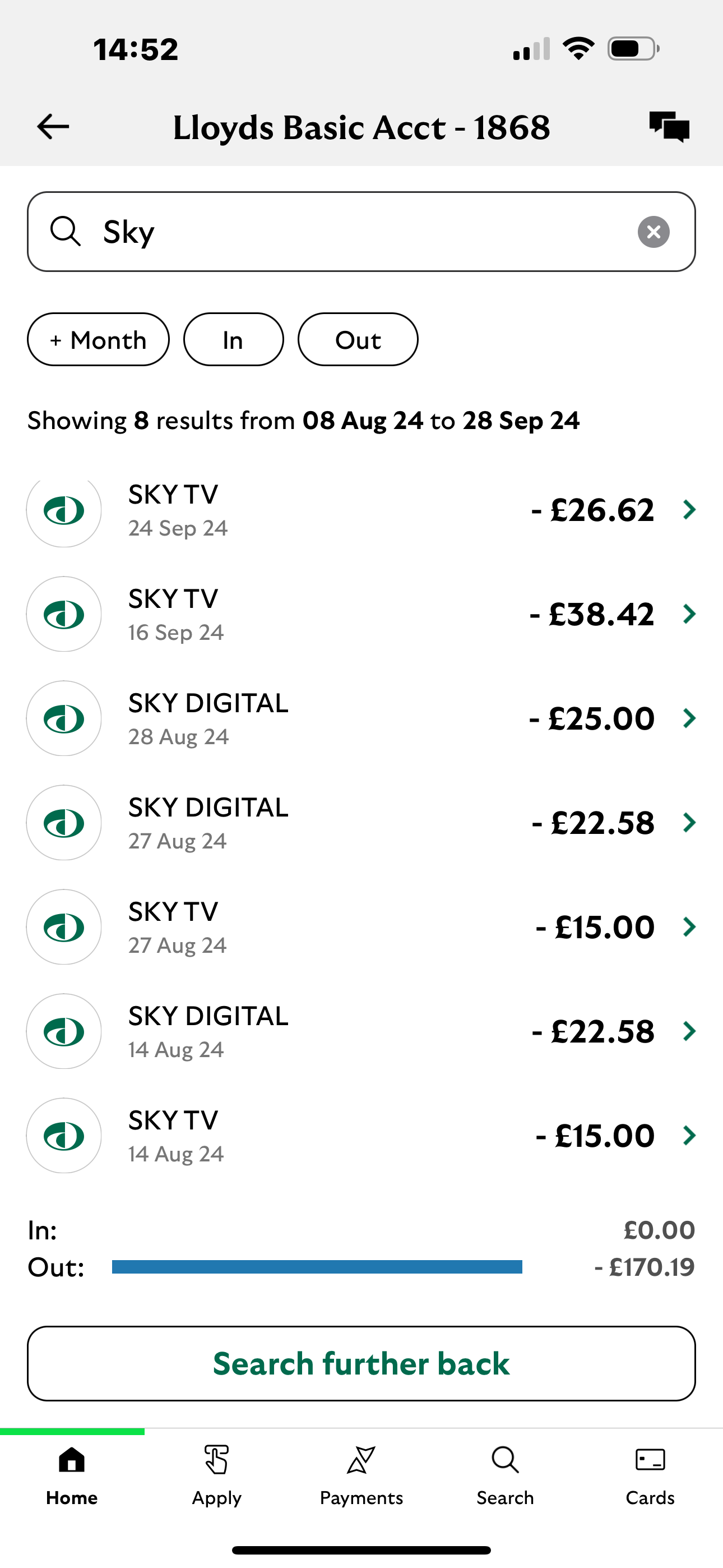 Sky taking money out twice a month and 195 since A... | Sky Community