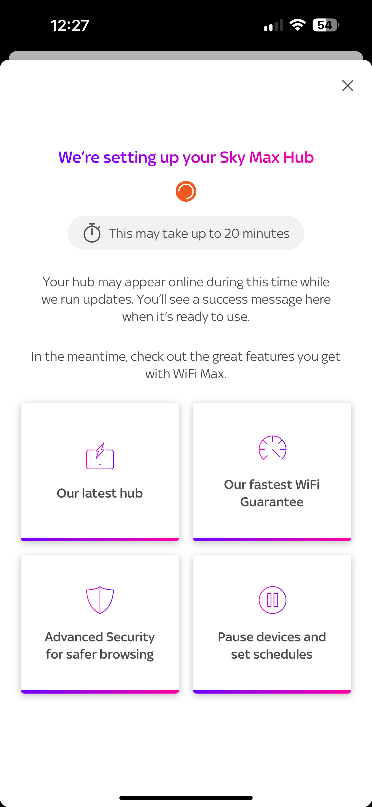 Issue with Sky app and Sky Max Hub | Sky Community