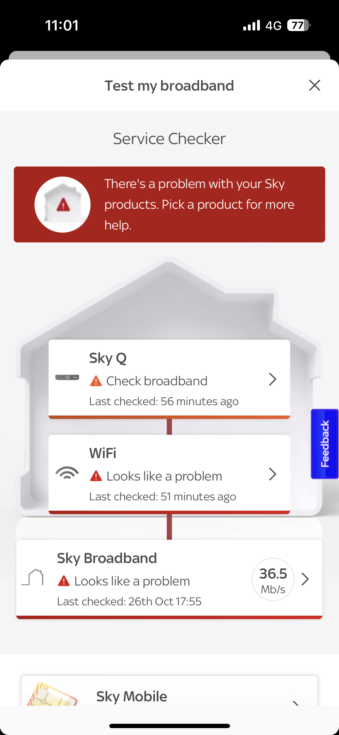 No broadband. Router not letting anything connect. | Sky Community