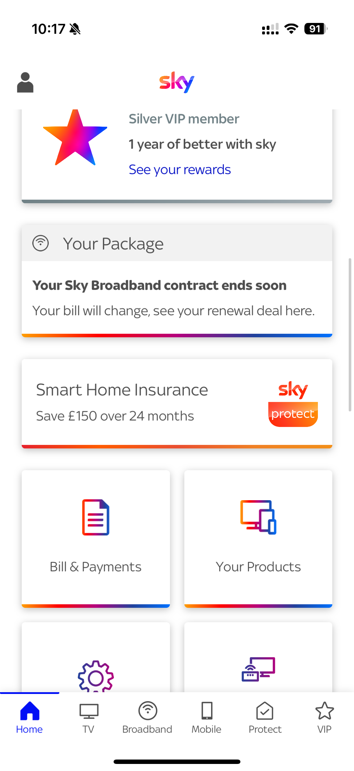 Answered: Technical error when trying to view contract renew... | Sky ...
