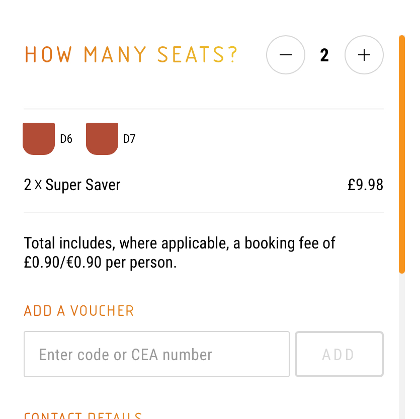How do you enter 2 sky vue cinema codes on their w... | Sky Community