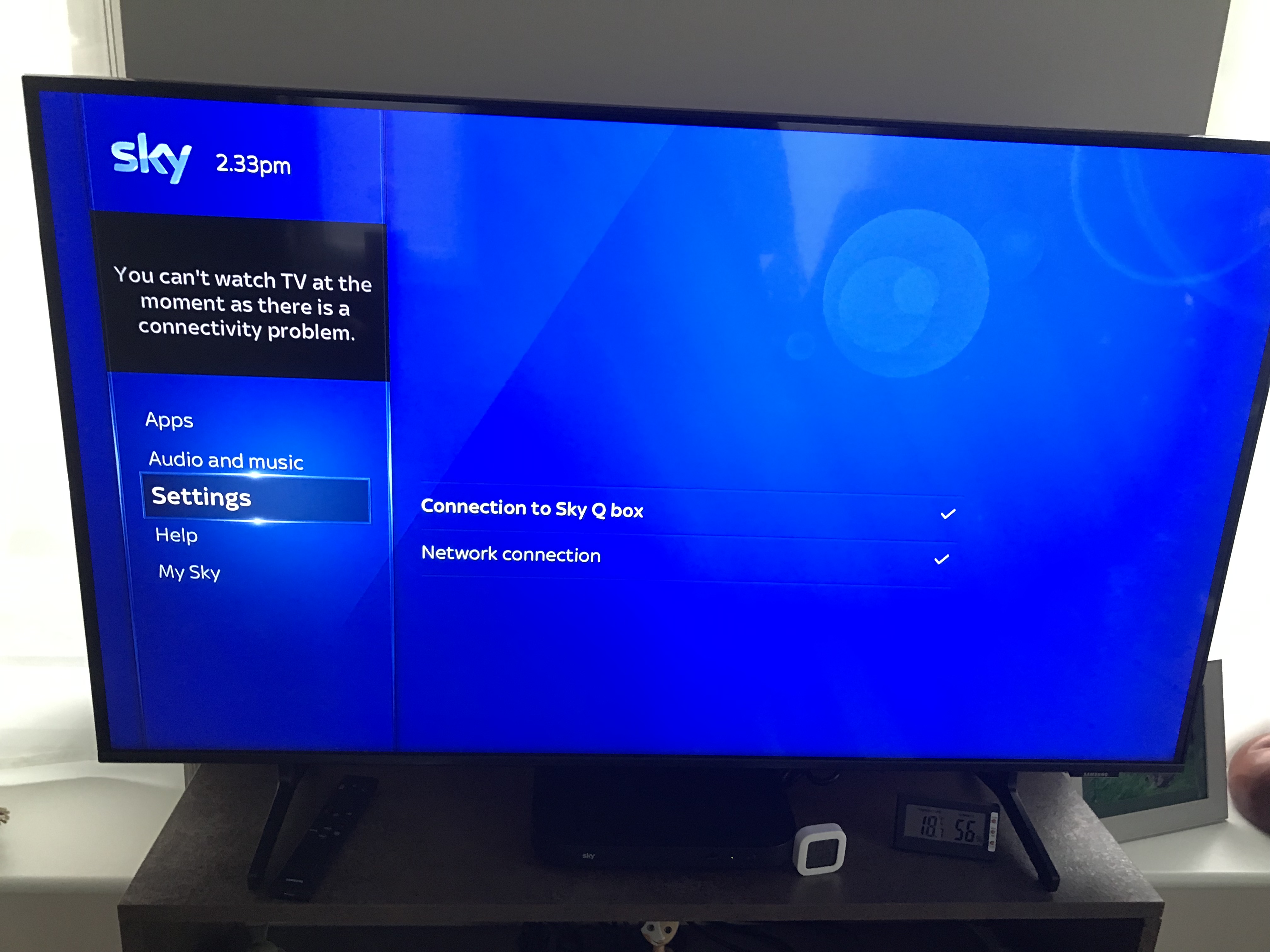 Answered: Sky Q mini box loses connection to mani Sky Q box ... | Sky ...