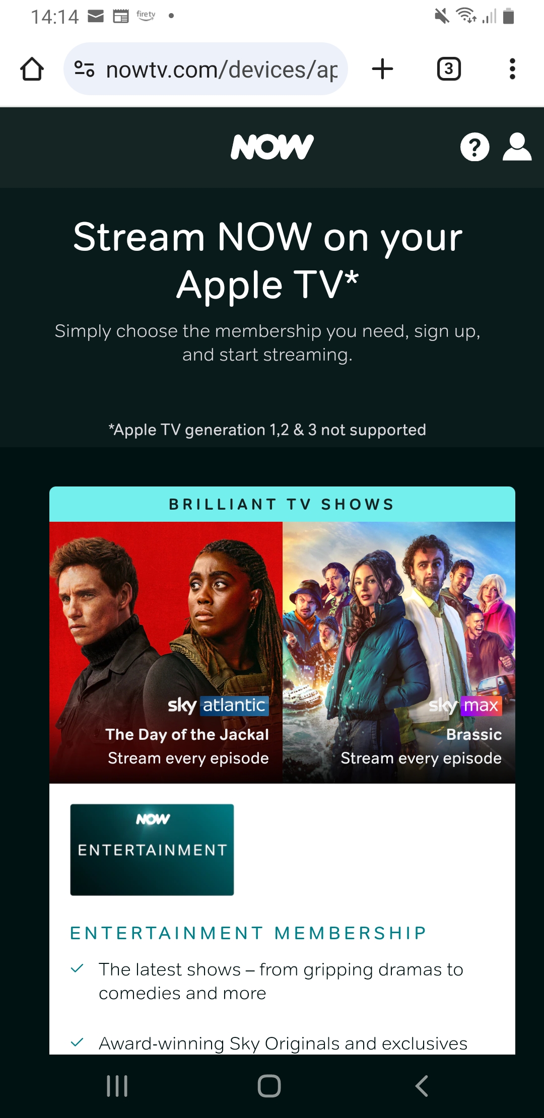Now tv + sky | Sky Community