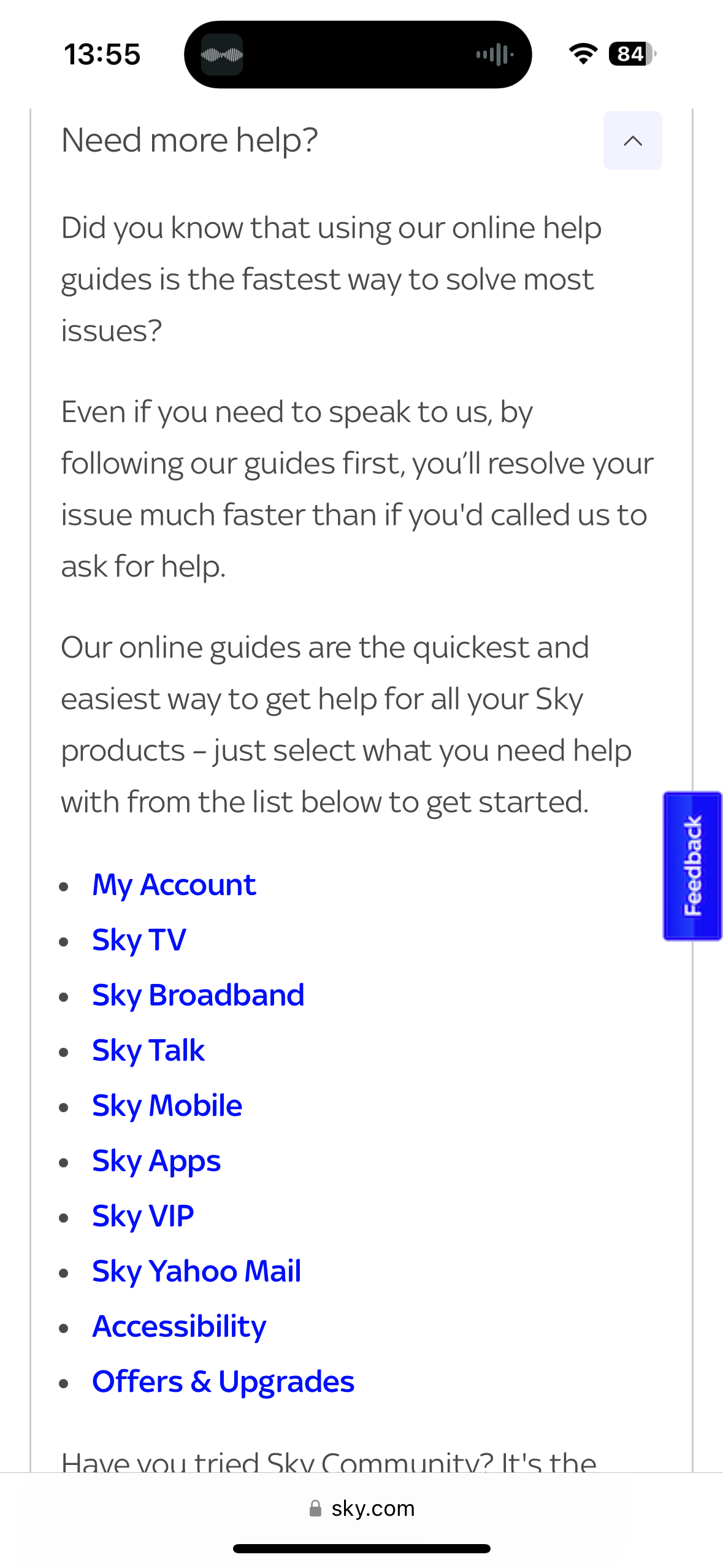New Customer - Sky Hub | Sky Community