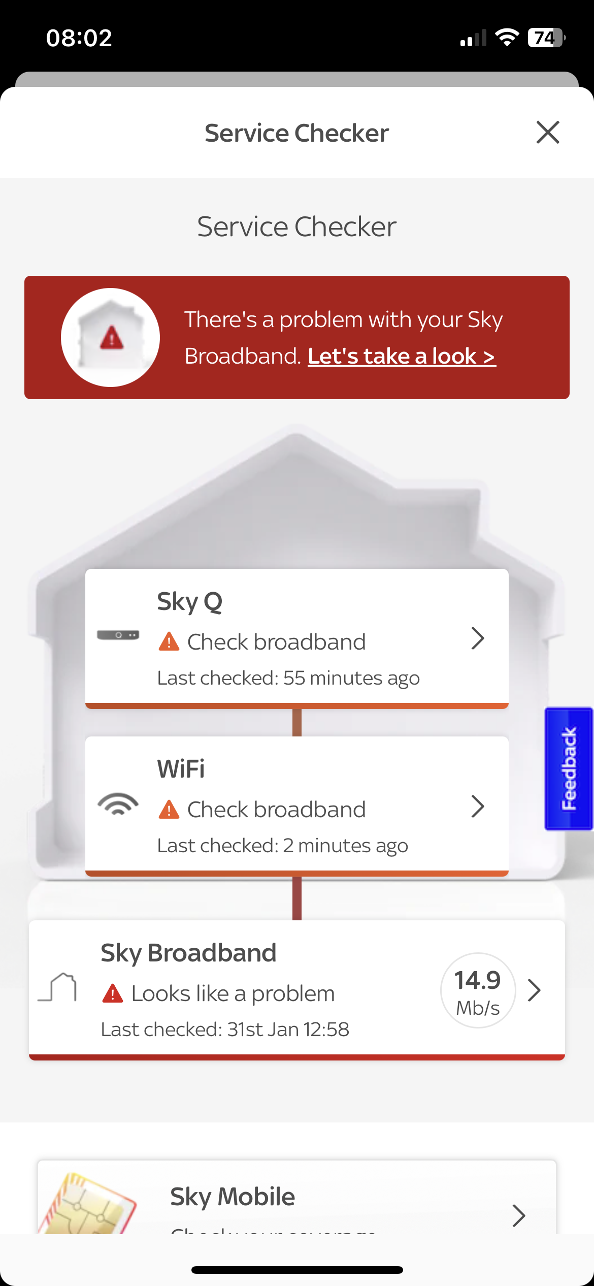Intermittent internet | Sky Community