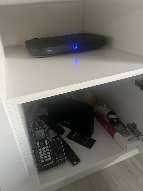 Blue Light on Sky Box | Sky Community