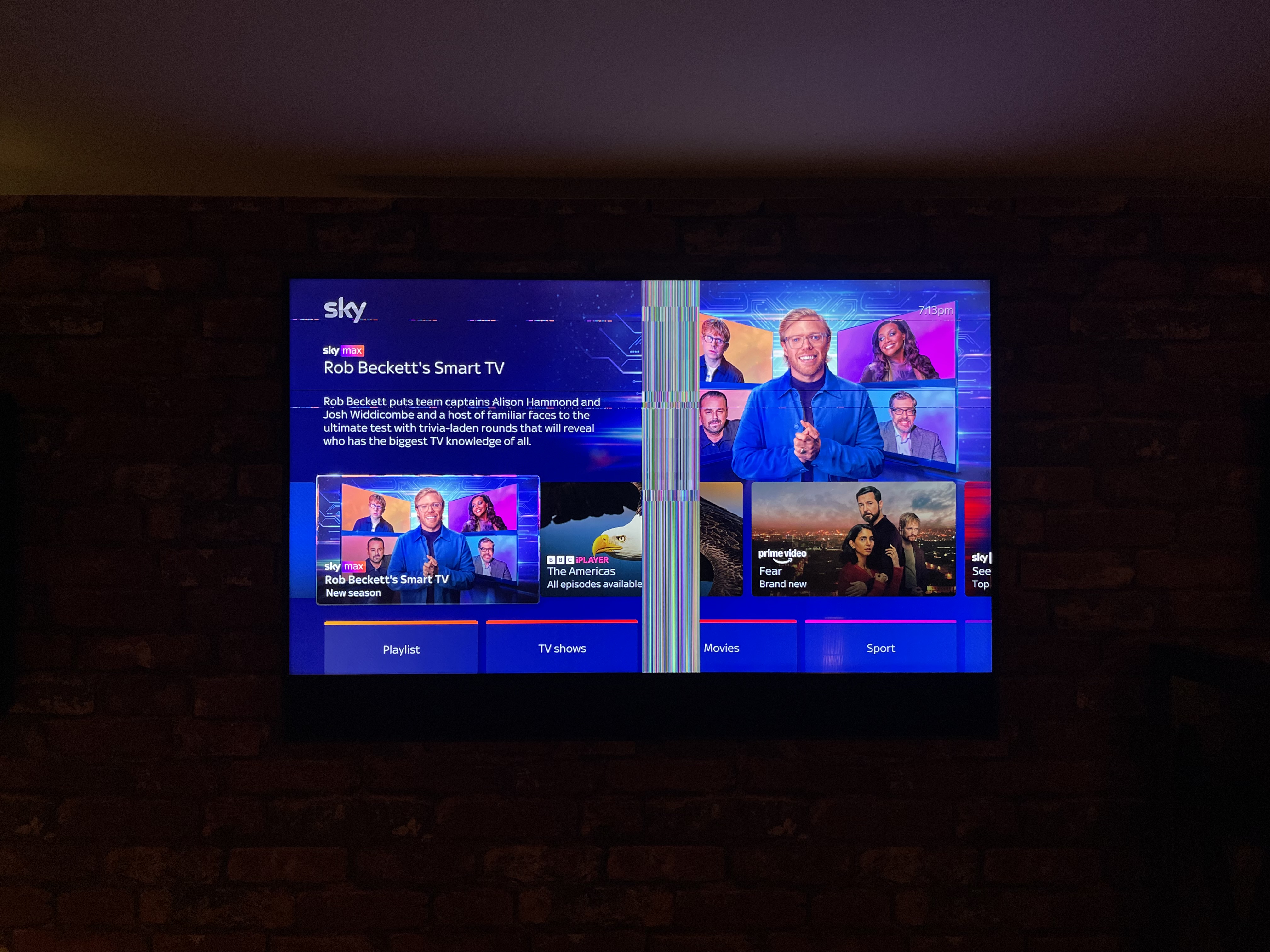 Sky glass picture quality looks like it’s been hit... | Sky Community