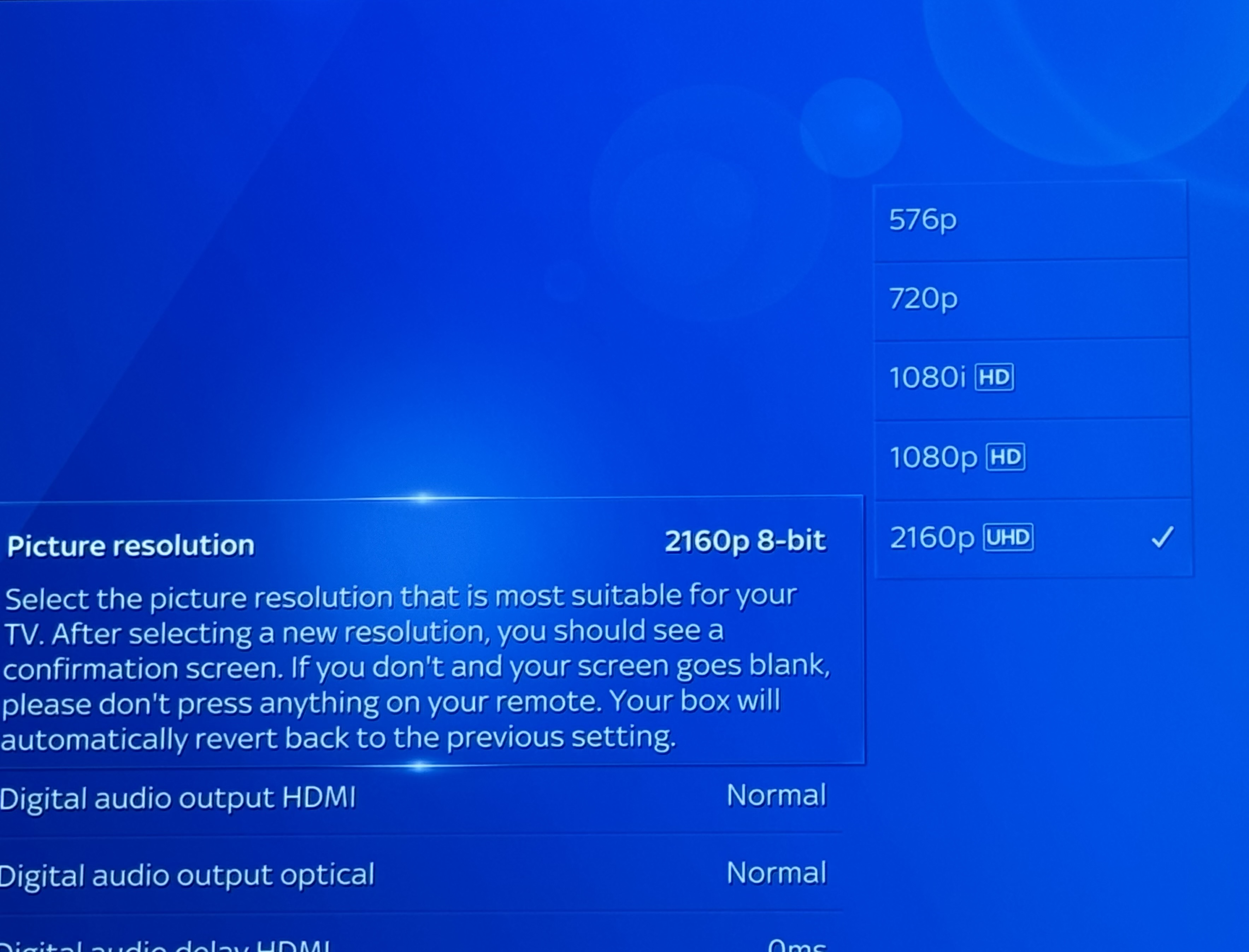 Sky Q won’t turn on and shows HDCP error. | Sky Community
