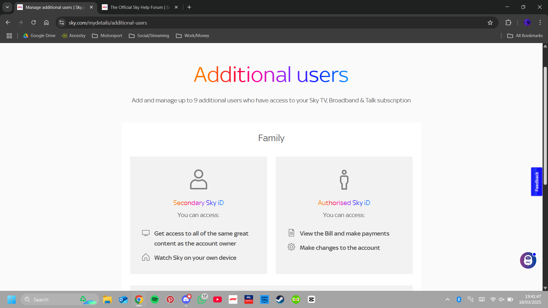 Adding addition users to a Sky account | Sky Community