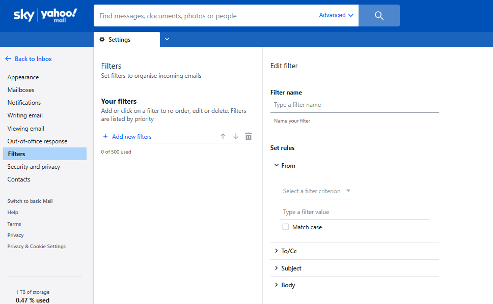 Answered: Having emails automatically received in their file... | Sky ...