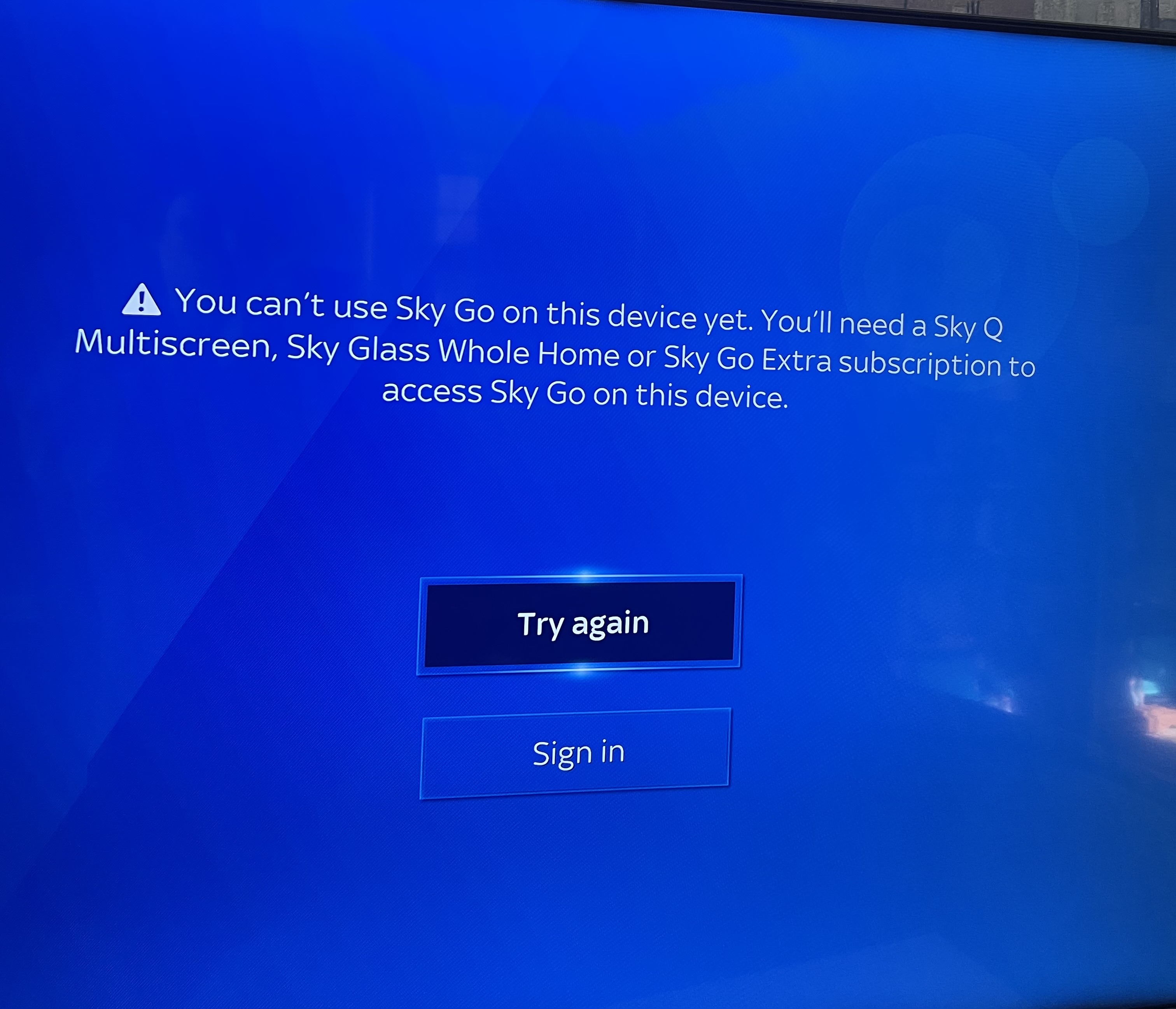 Not working anymore on console | Sky Community