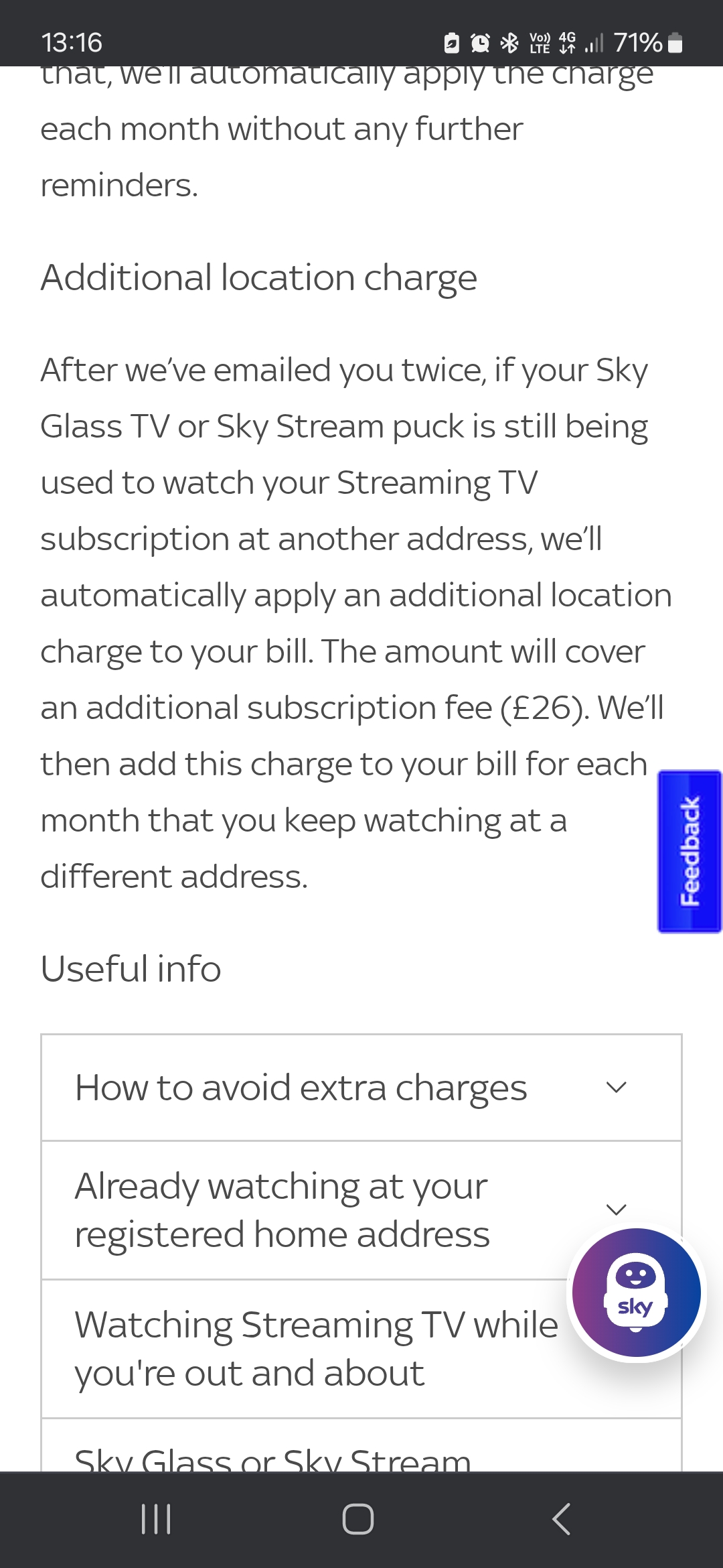 Answered: Sky Stream to holiday Van | Sky Community