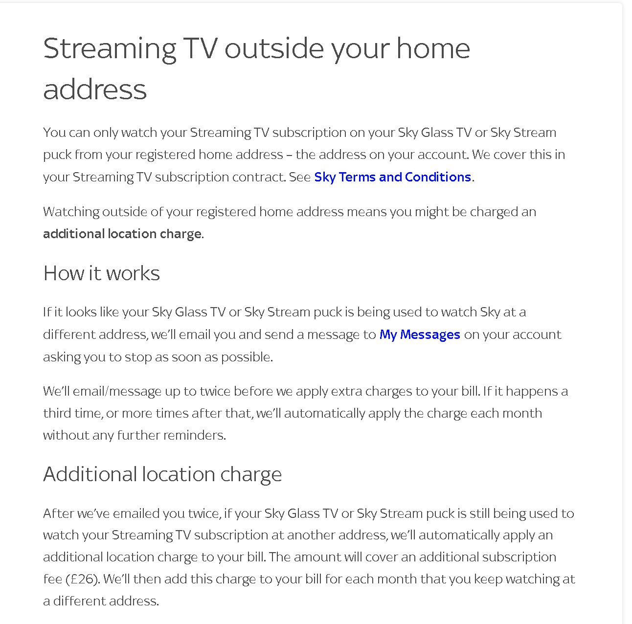 Answered: Sky Stream to holiday Van | Sky Community