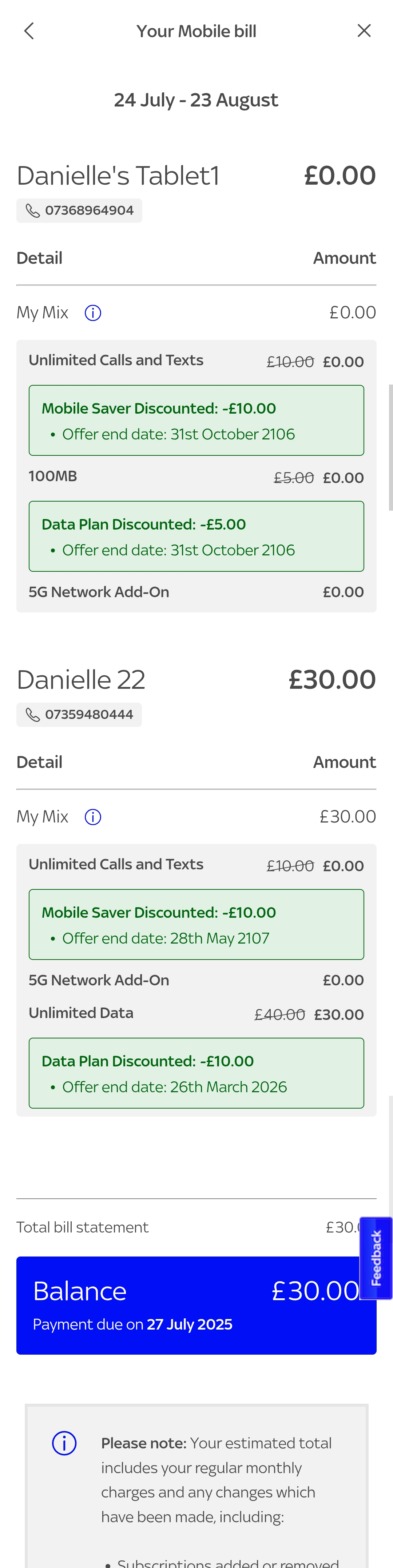 Answered: Issue with my bill | Sky Community