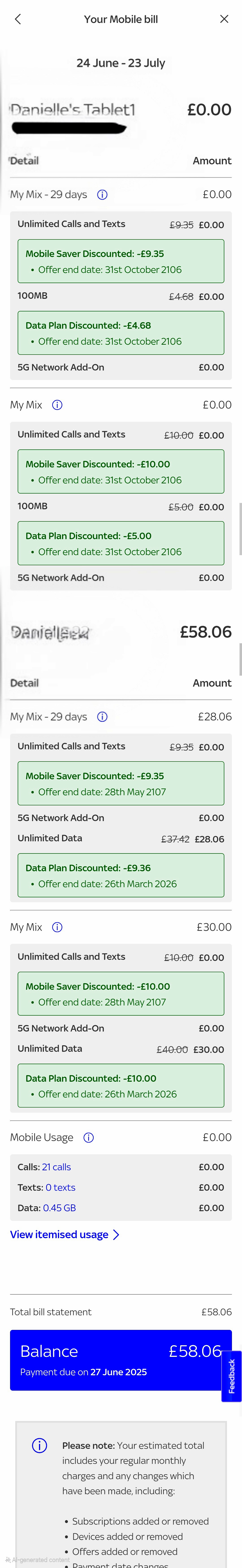 Answered: Issue with my bill | Sky Community