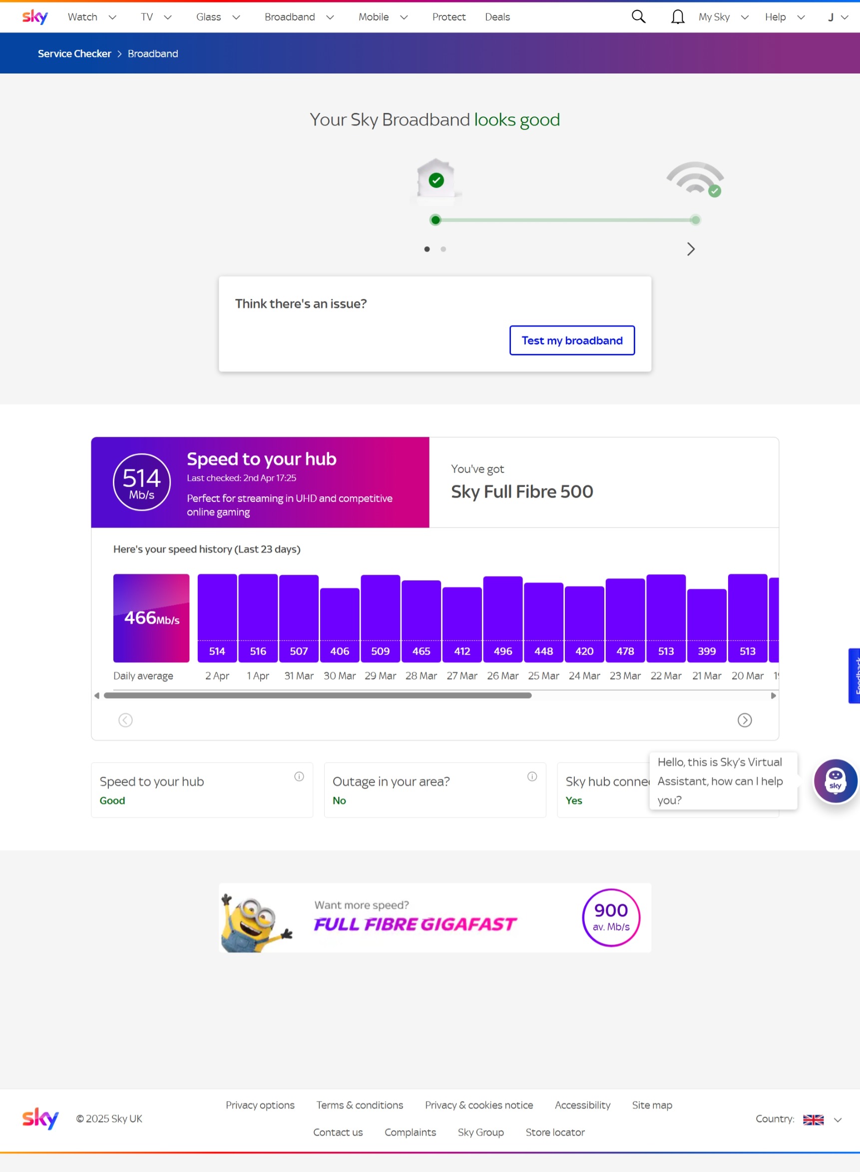 Broadband | Sky Community