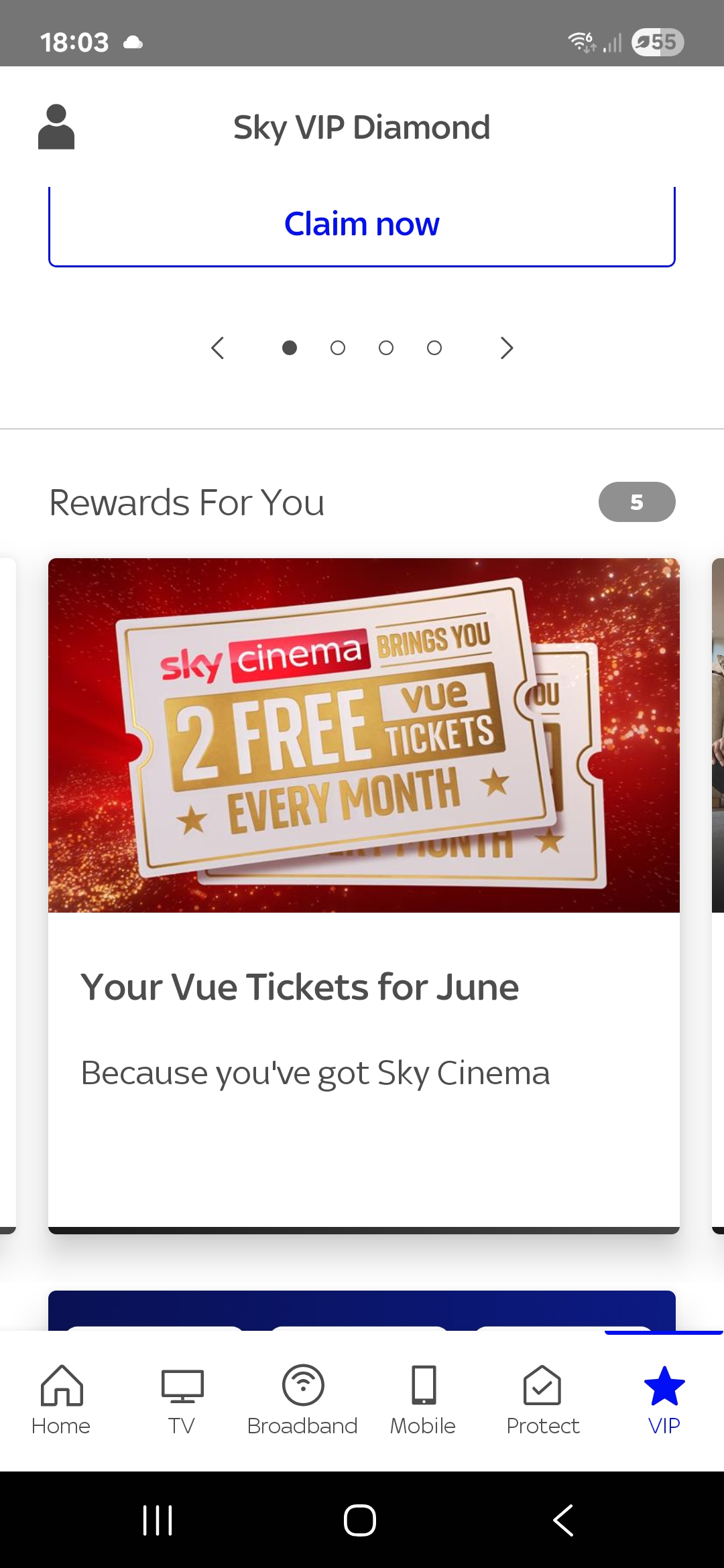 Answered: Vue tickets | Sky Community