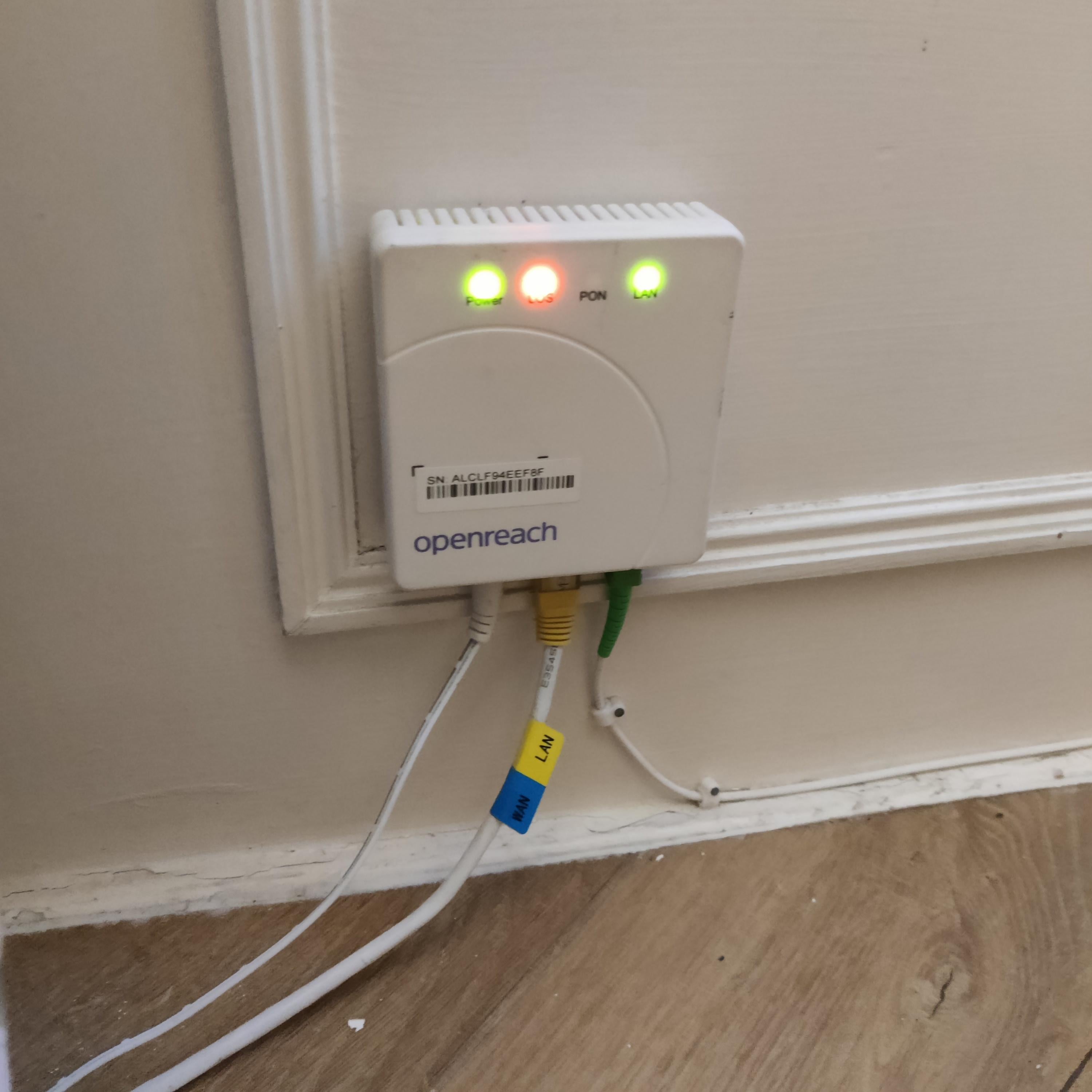 Interior renovation - ONT installation | Sky Community