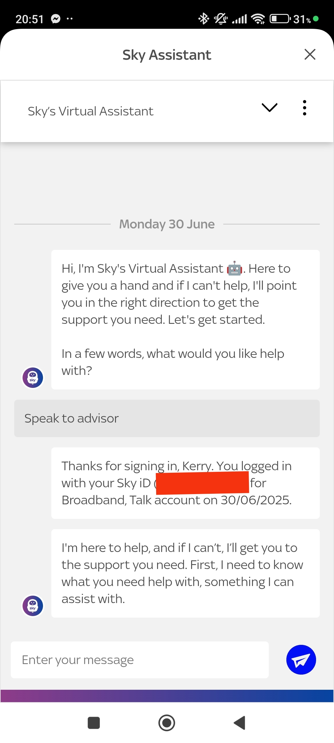 Getting through to a human at Sky | Sky Community