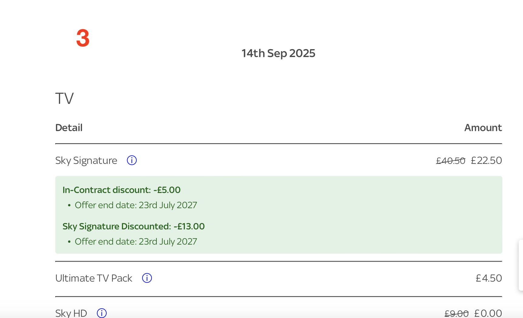 Answered: I wonder if anyone can explain my billing? | Sky Community