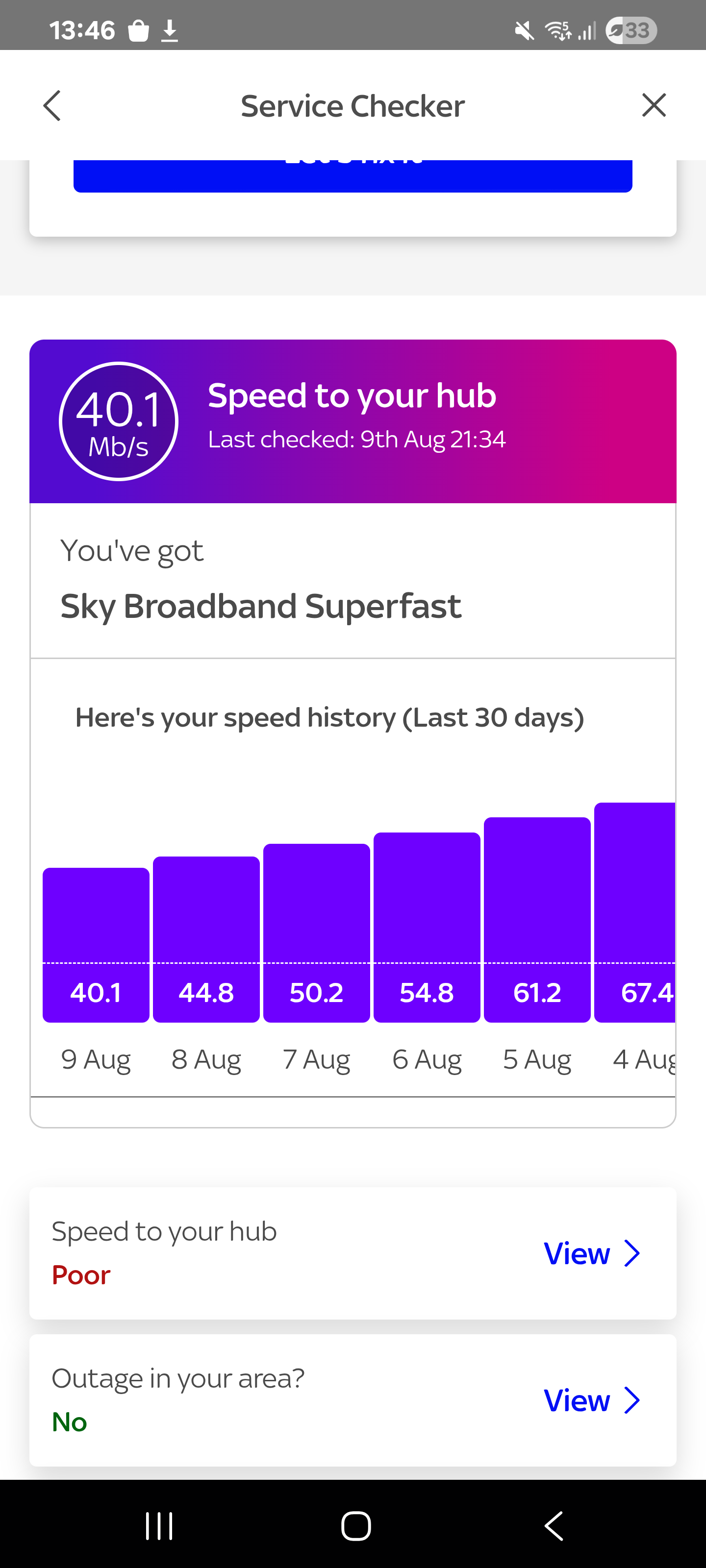 Unstable connection | Sky Community