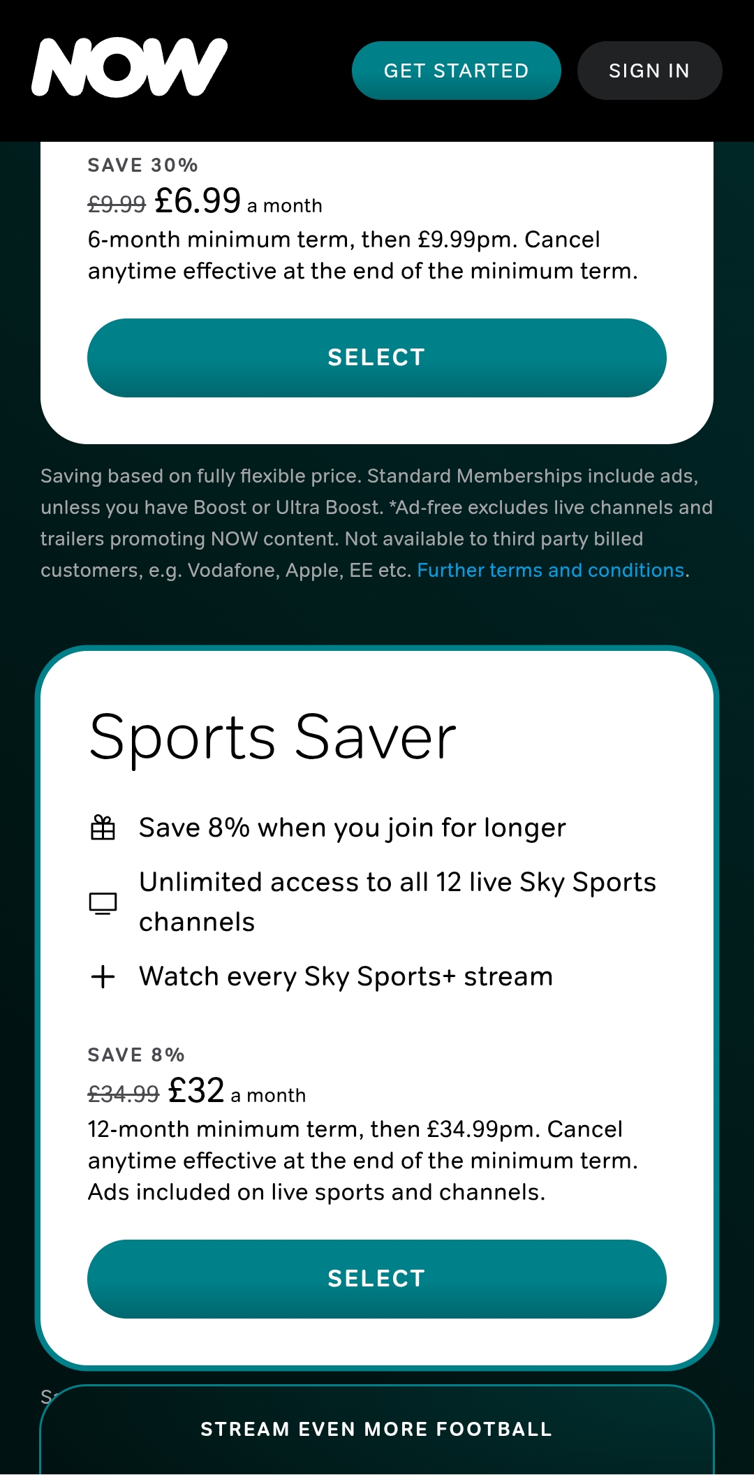 Answered: Sky Stream - Sky Sports £20 a month - When does de... | Sky Community