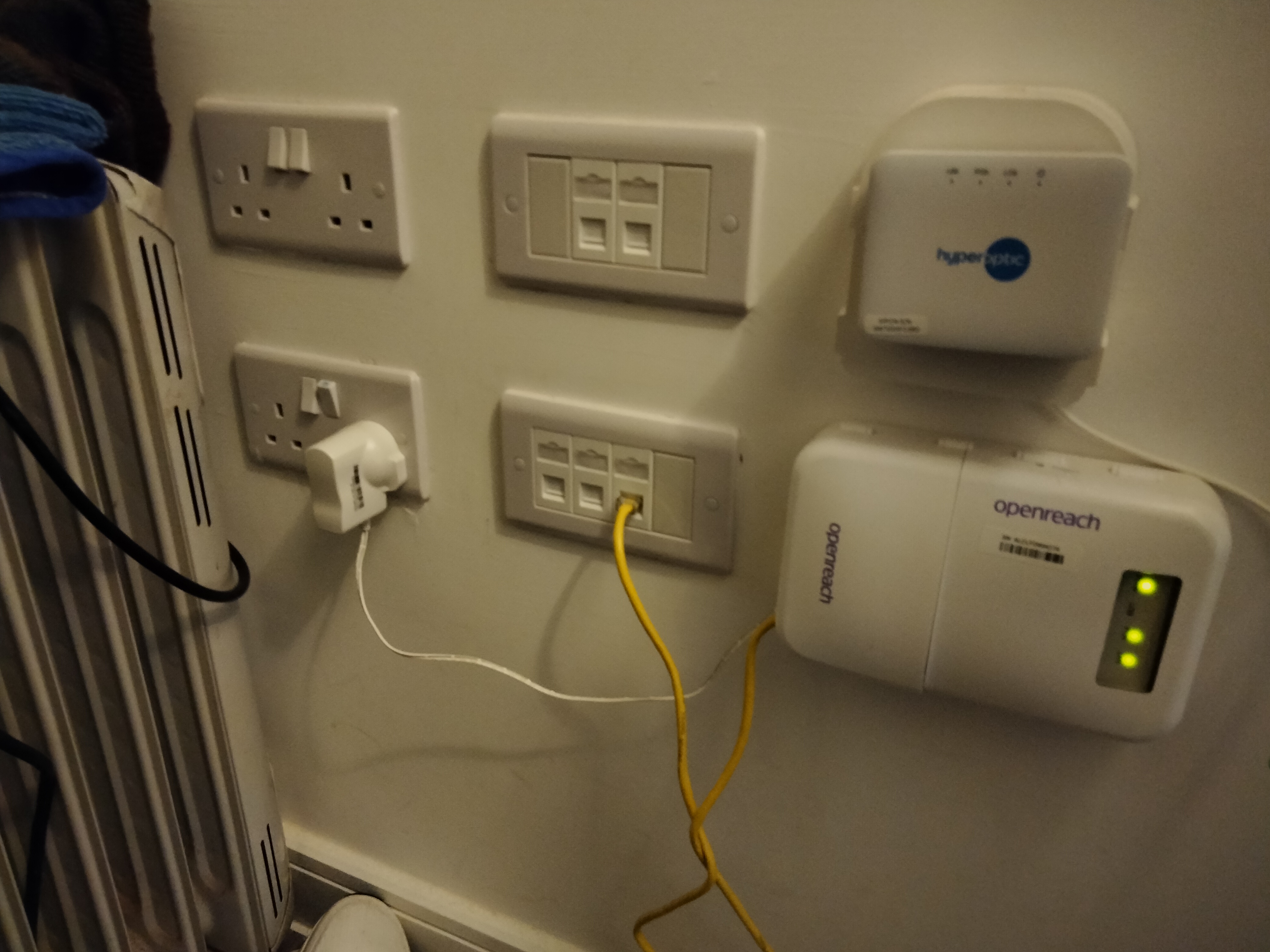 Possible to connect to Hub through wall ethernet? | Sky Community