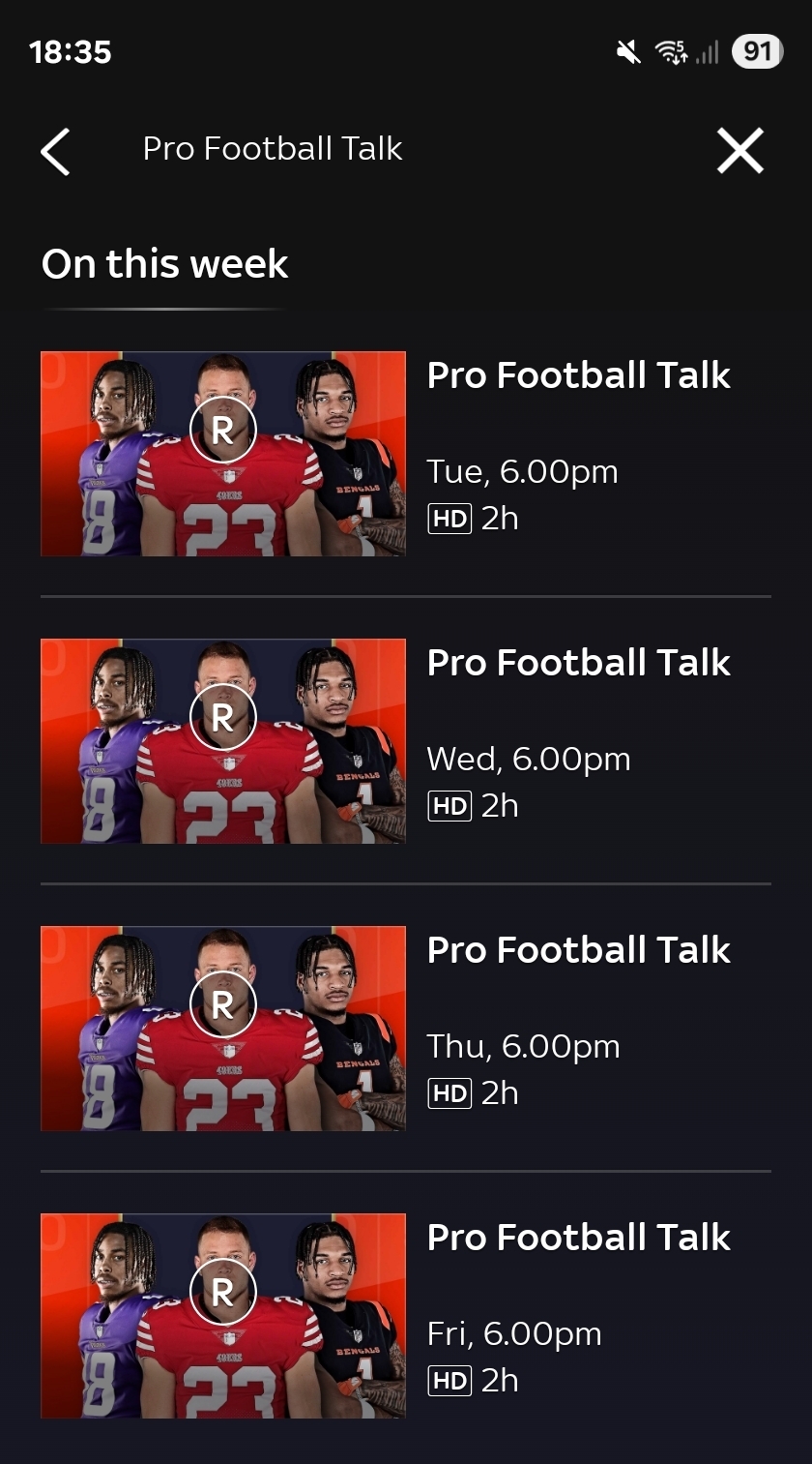 NBC’s Pro football talk - Page 2 | Sky Community