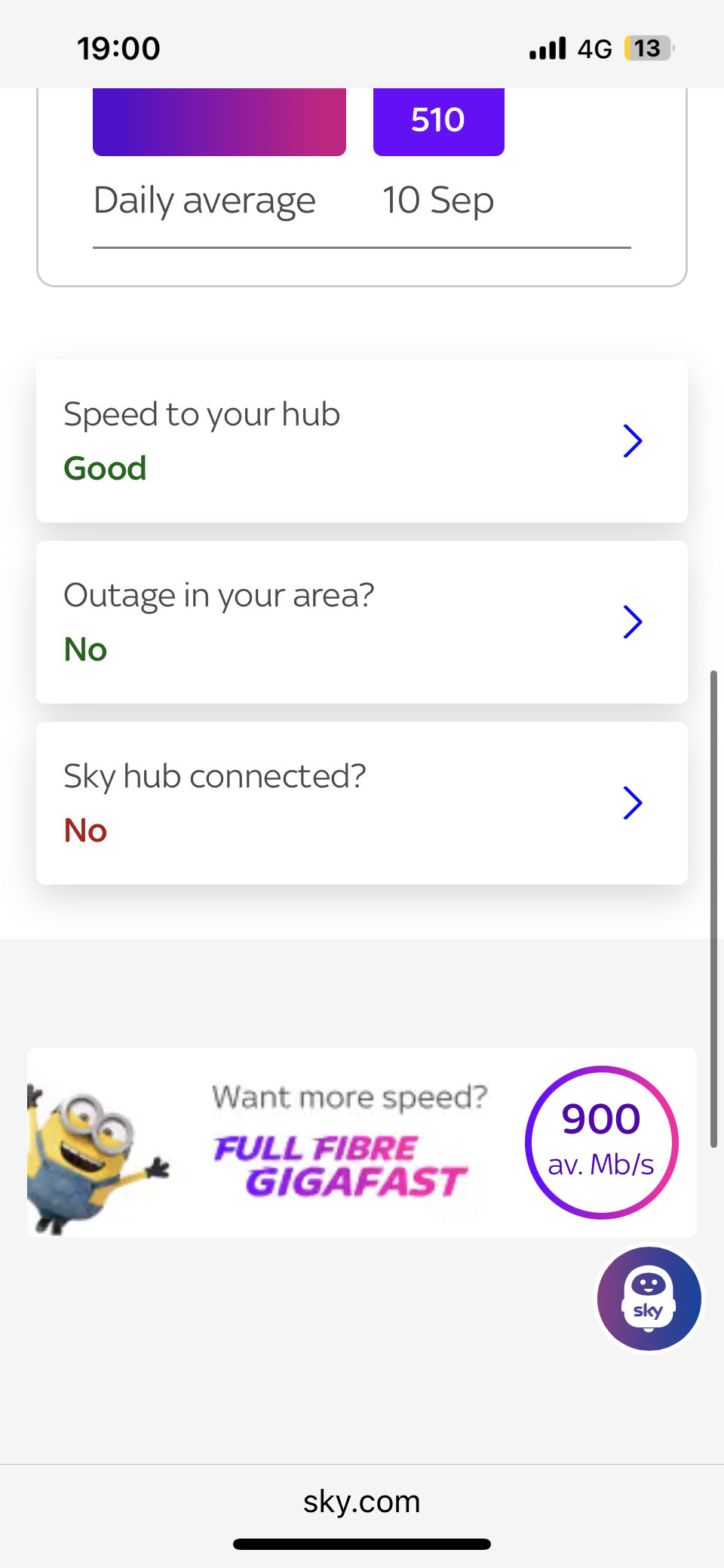 My broadband has lost connection | Sky Community