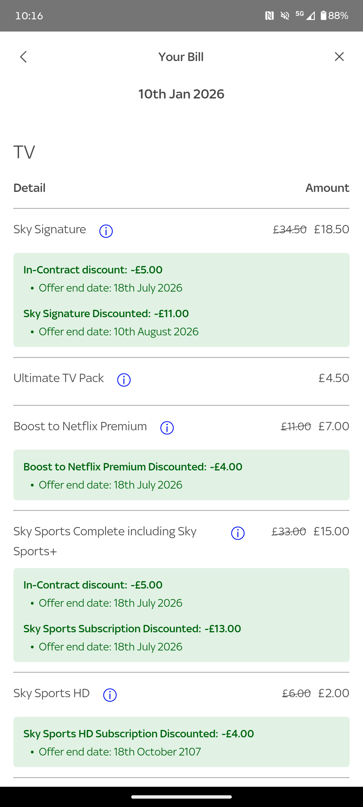 Unreasonable price increase | Sky Community