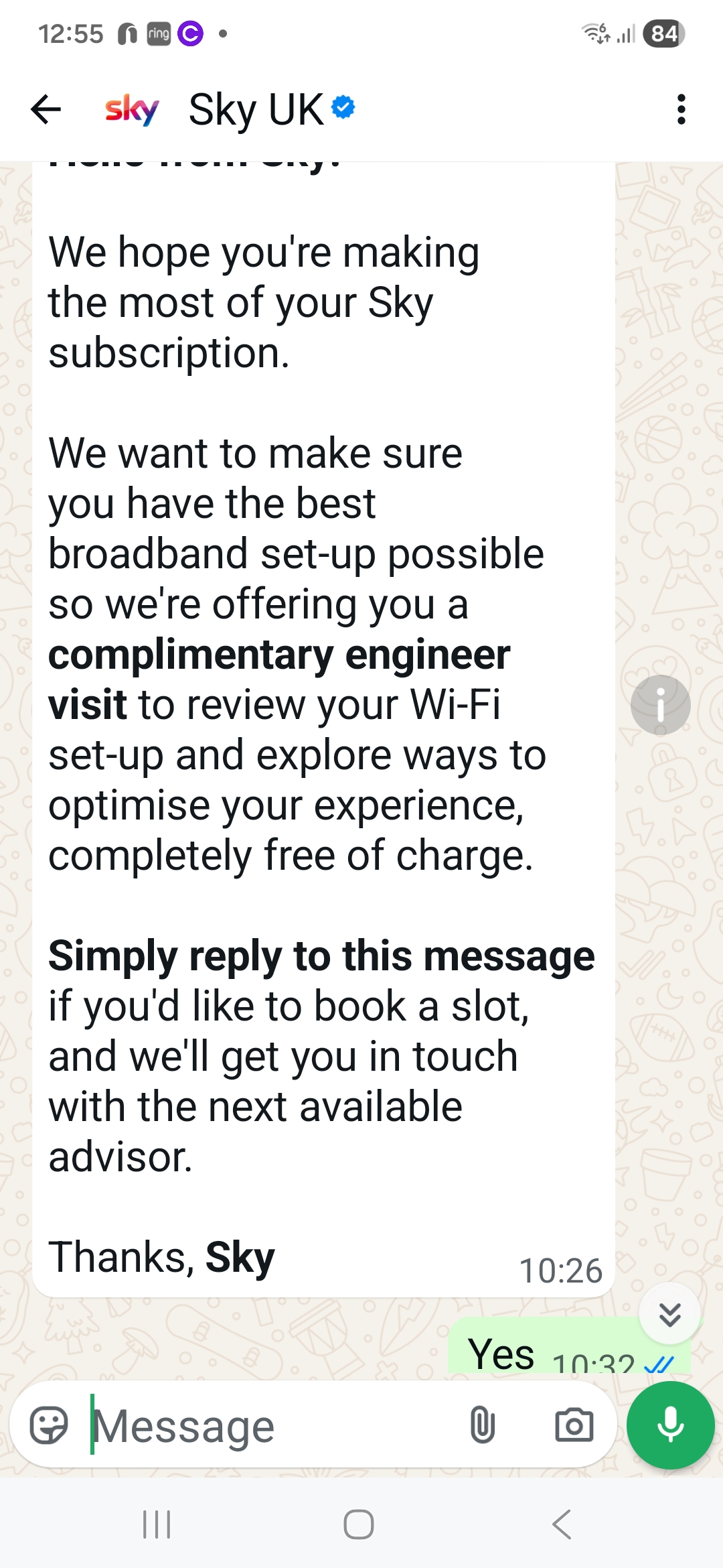 WhatsApp scam??? - Page 2 | Sky Community