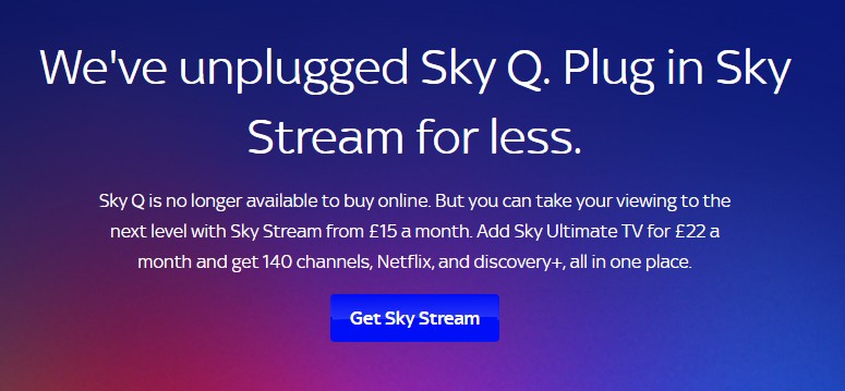 Answered: Sky Q is no longer purchasable online | Sky Community