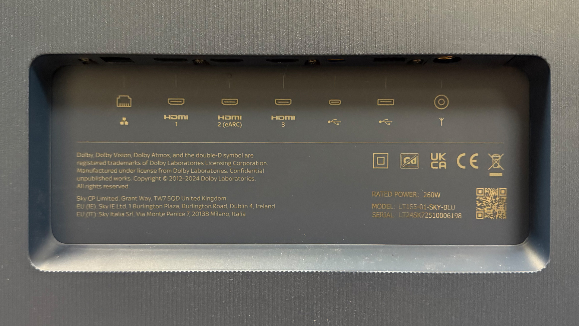 How many hdmi port on sky glass | Sky Community