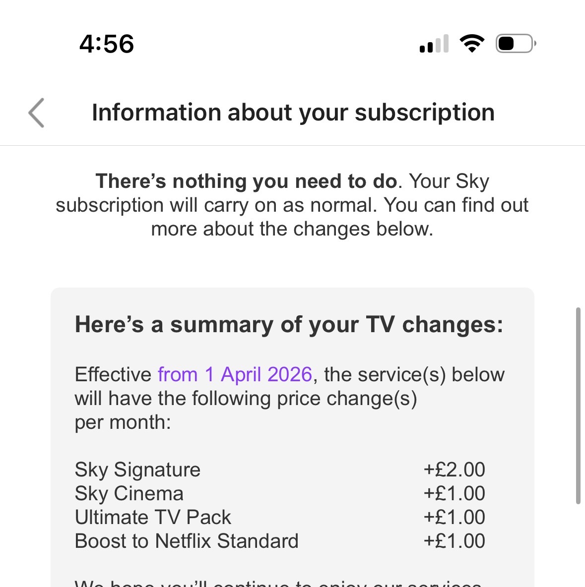 Sky signature Vs. ultimate TV pack | Sky Community