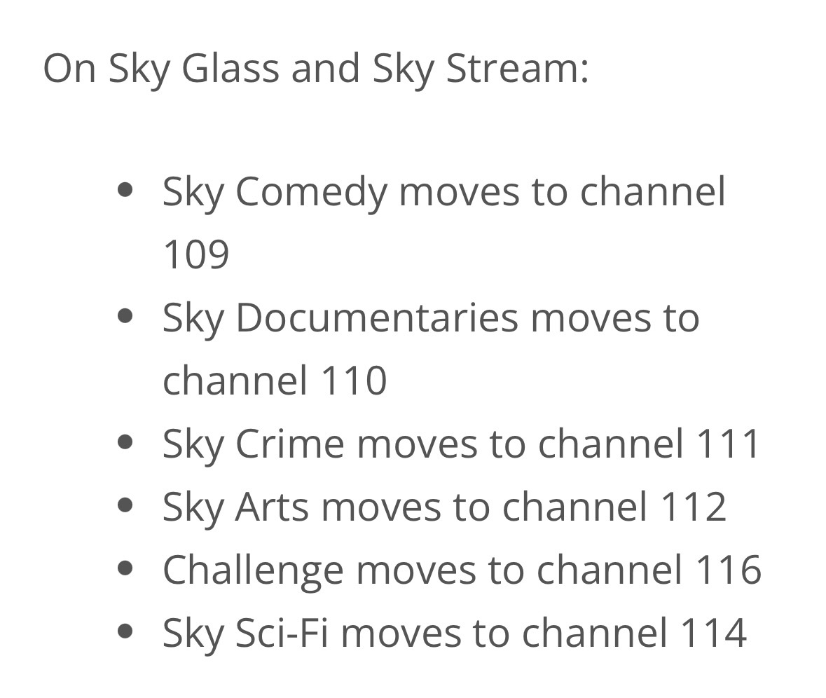 Answered: Sky 1 is returning as the new home for our unmissable ...