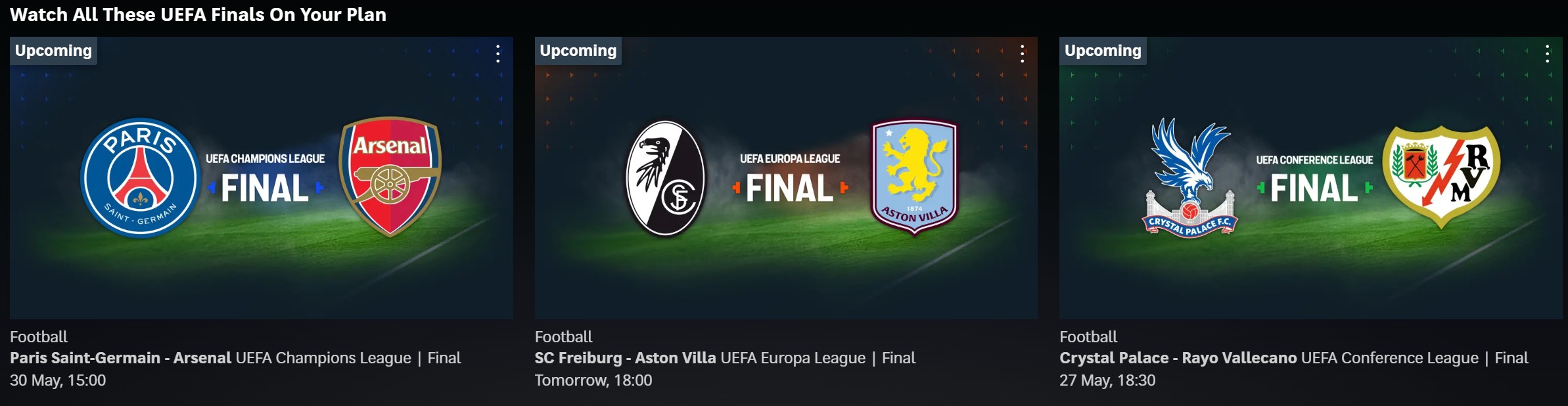 Answered: Europa League Final on HBO Max | Sky Community