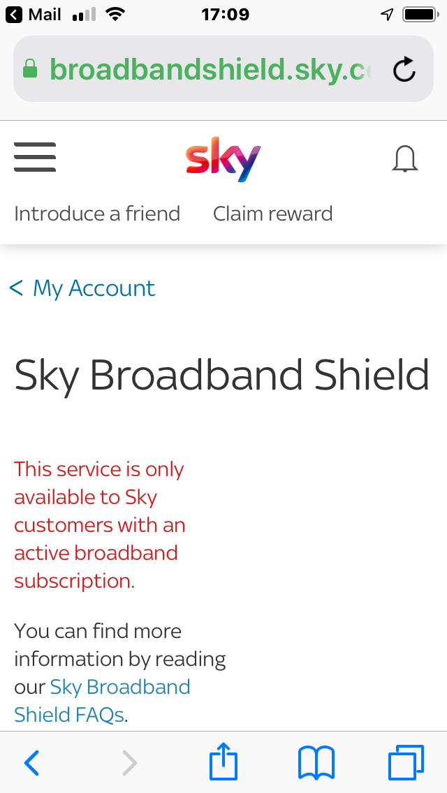 How do I switch the Shield off? - Sky Community