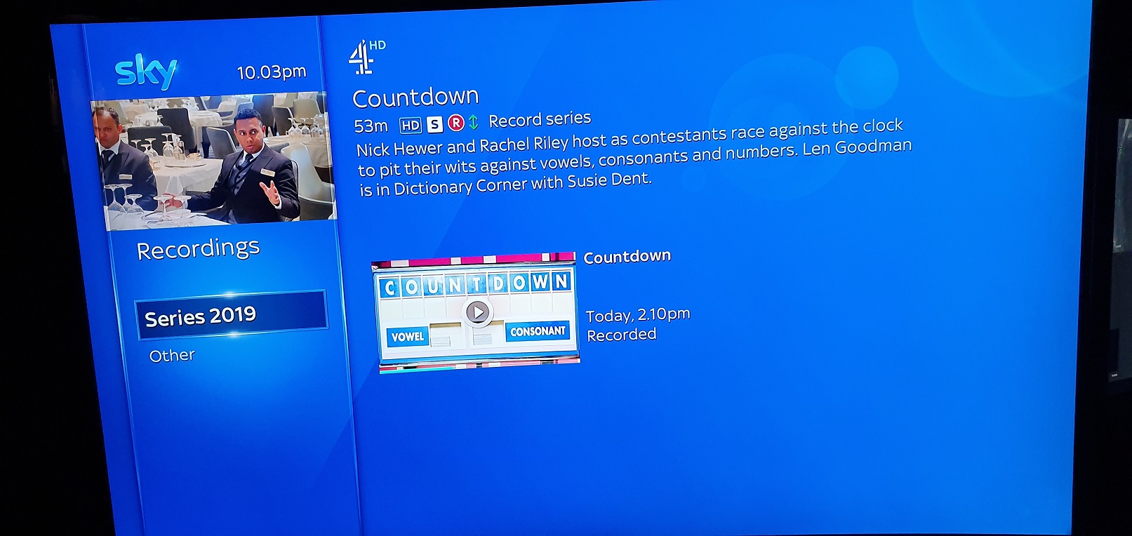 Countdown Channel 4 HD Sky Community